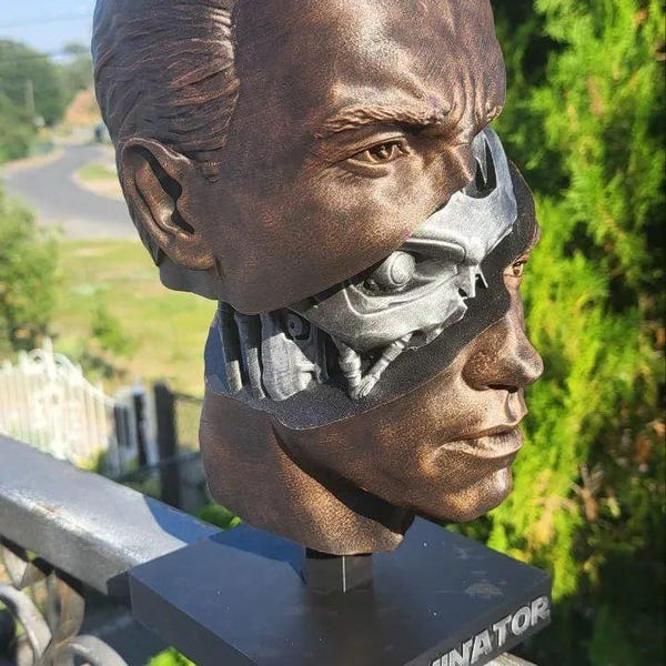 Terminator Skull - Etsy