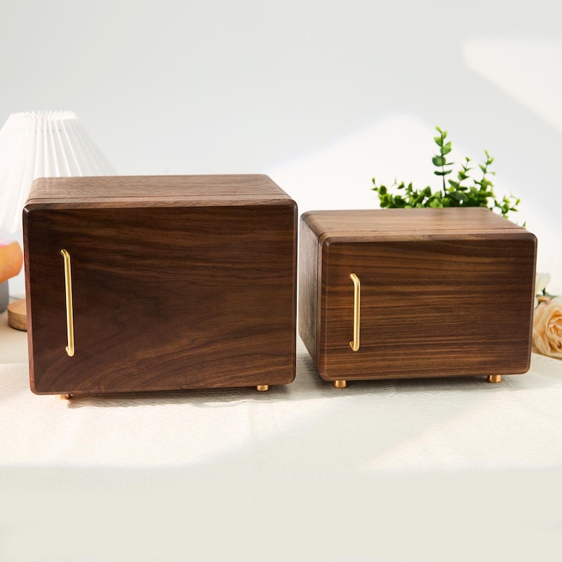 Solid Wood Jewelry Box, Custom Engraved Jewelry Organizer With Drawers ...