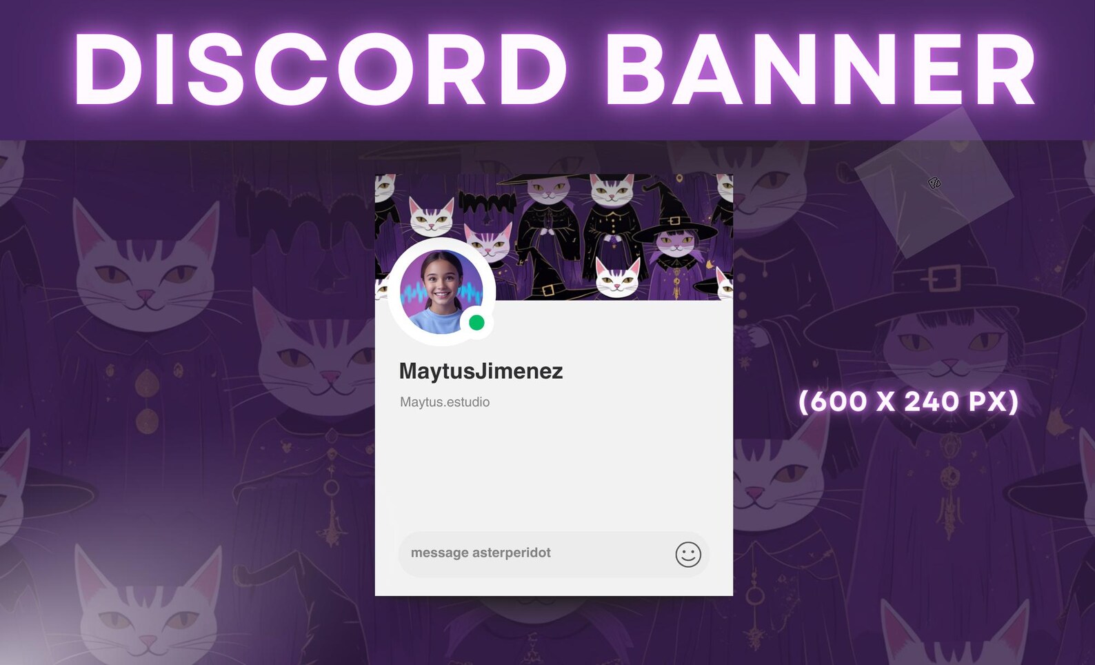 Halloween Twitch Banner, Youtube Banner, Discord Banner, Custom Banner ...