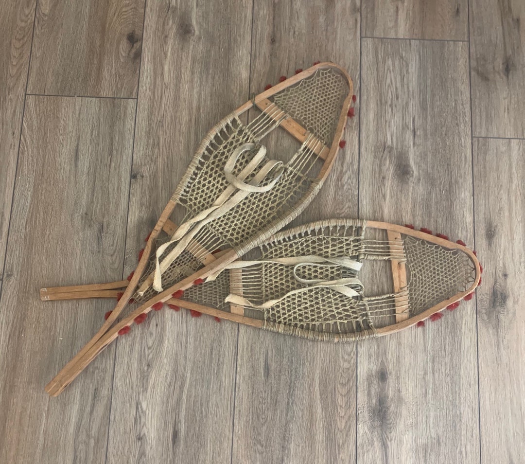 Vintage Canadian Snow Shoes - Etsy