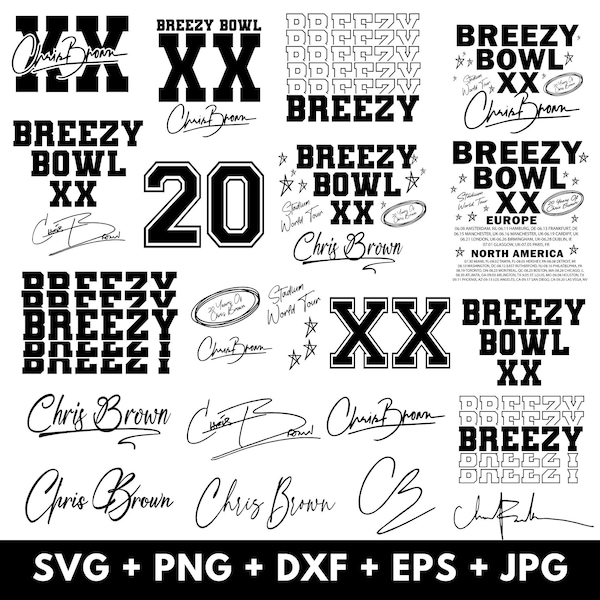 Chris Brown Signature Svg - Etsy