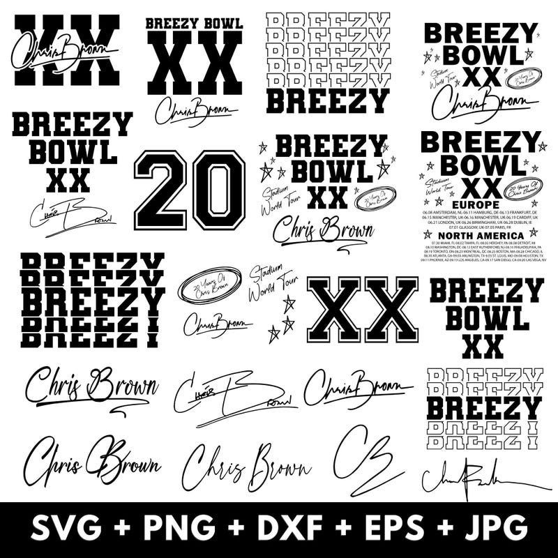 Chris Brown Signature Svg - Etsy