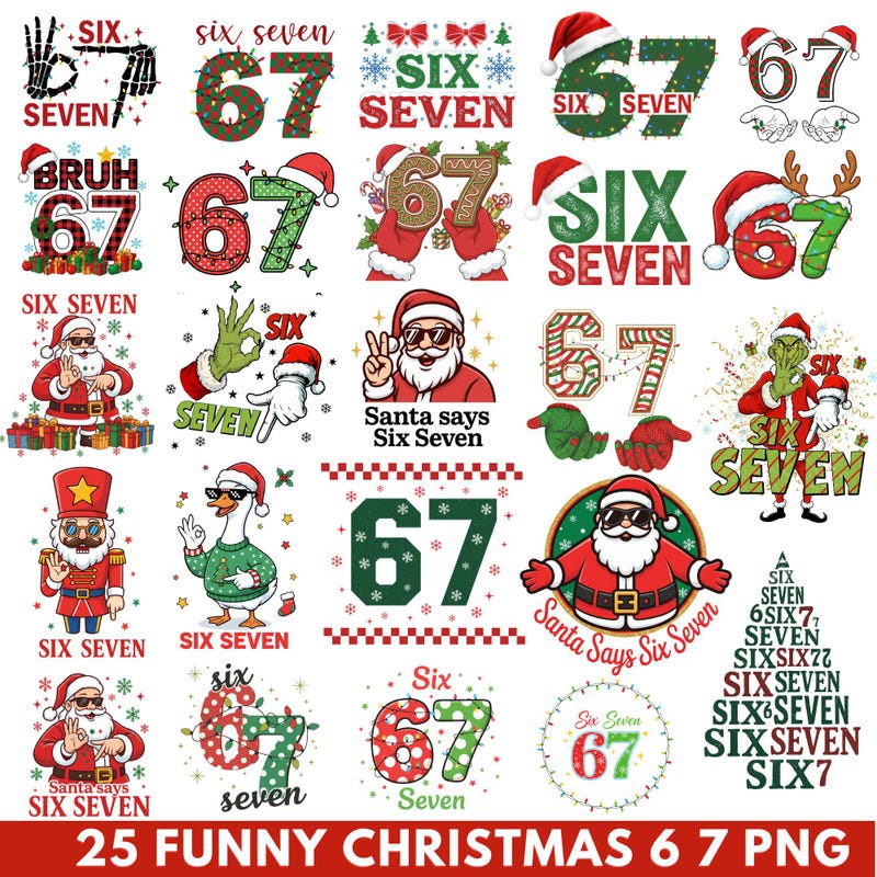 67 Meme Christmas Shirt - Etsy