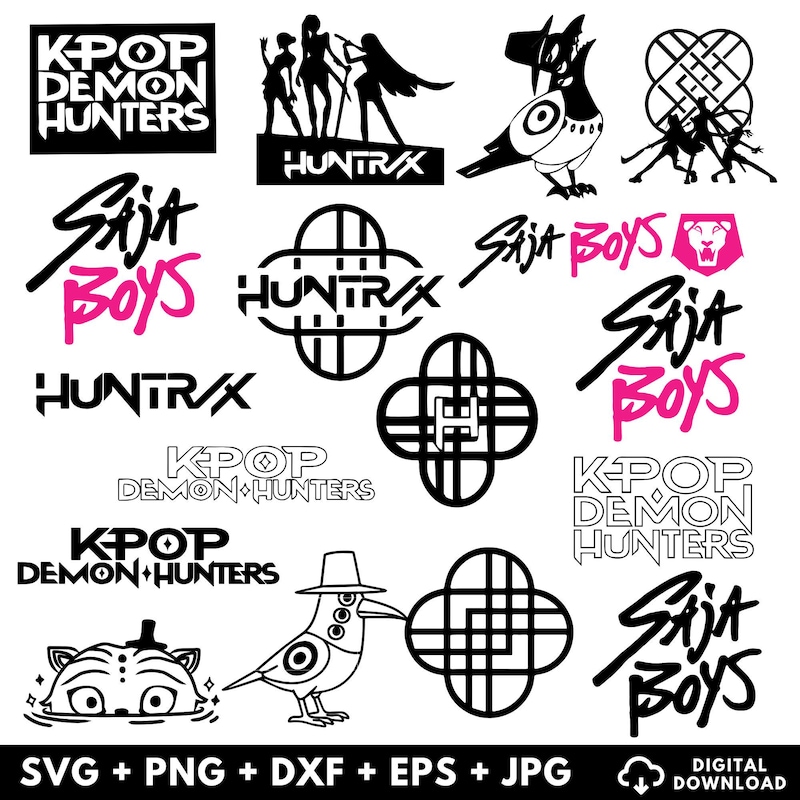 Kpop Demon Hunters Svg - Etsy