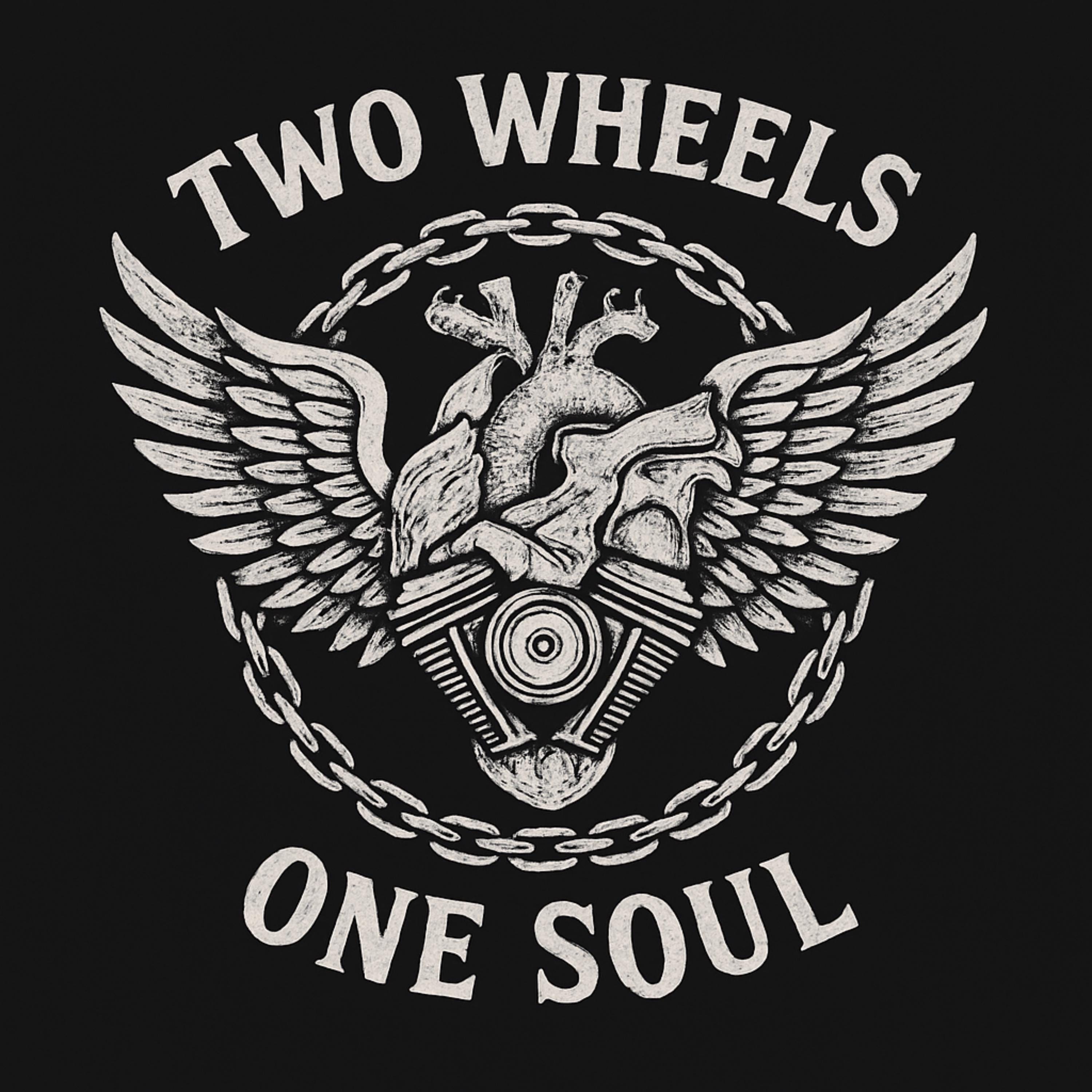 Biker PNG Design: Motorcycle Engine, Heart, Wings (digital Download) - Etsy