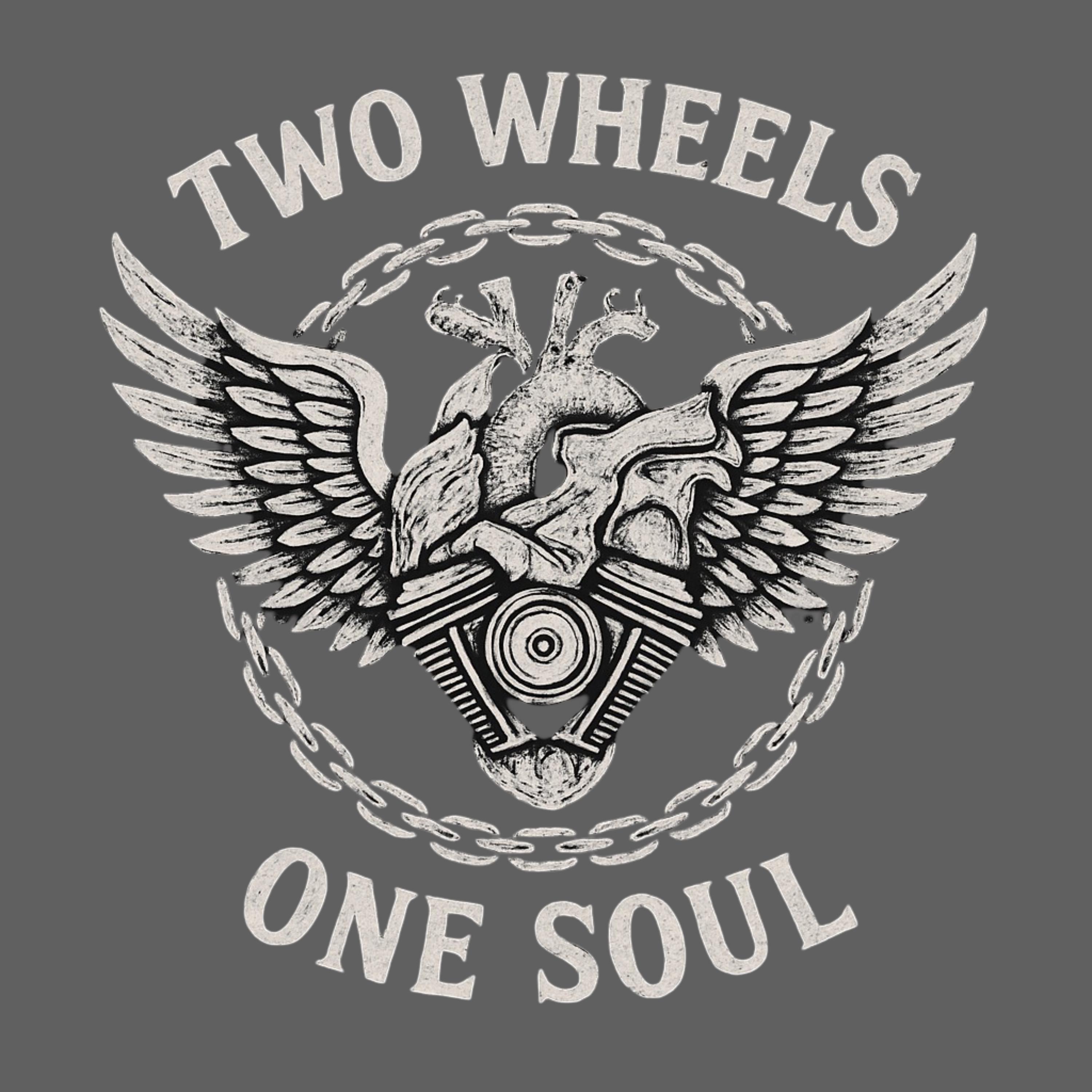 Biker PNG Design: Motorcycle Engine, Heart, Wings (digital Download) - Etsy