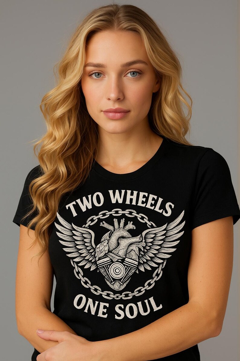 Biker PNG Design: Motorcycle Engine, Heart, Wings (digital Download) - Etsy