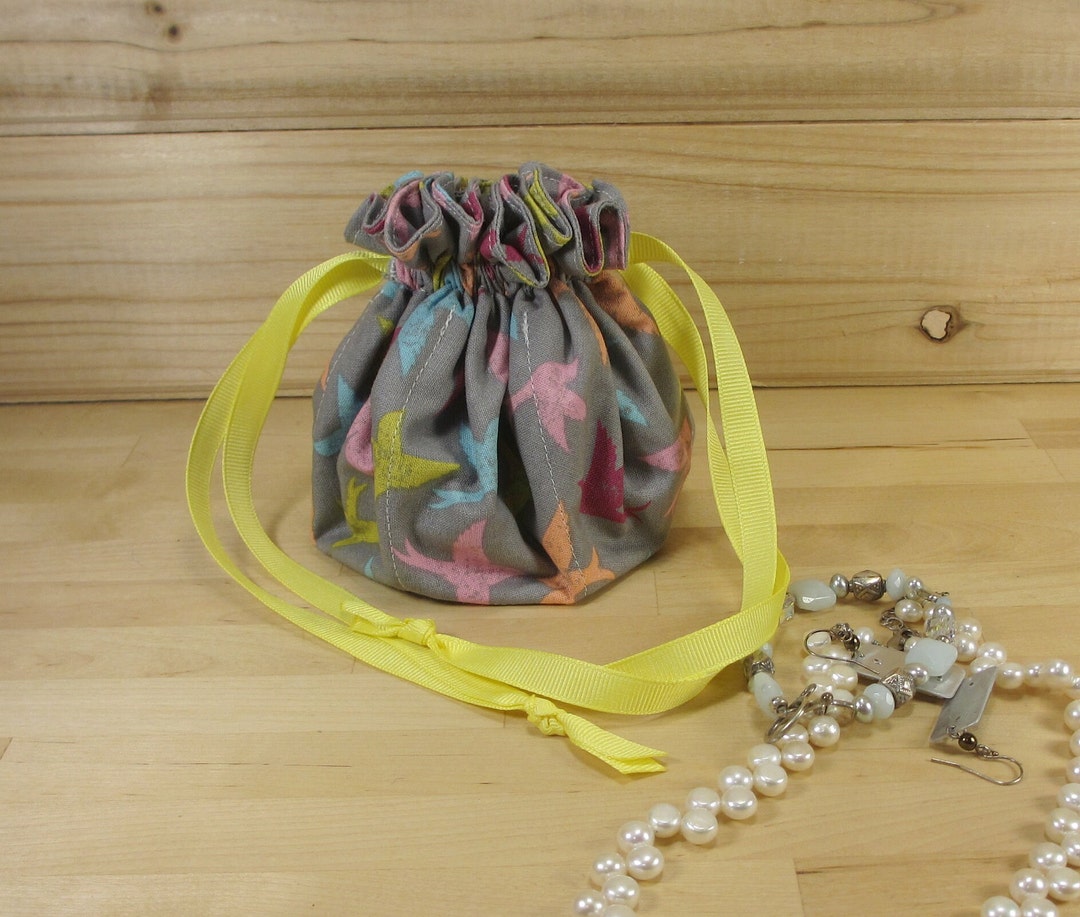 Drawstring Jewelry Pouch - Etsy