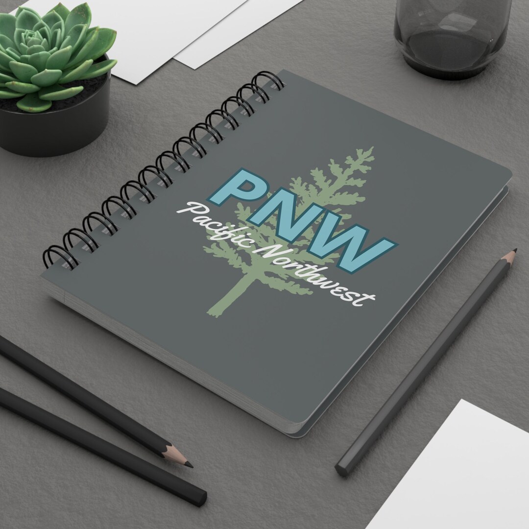 PNW Fir Tree Spiral Notebook: Pacific Northwest Nature Lover Notepad - Etsy