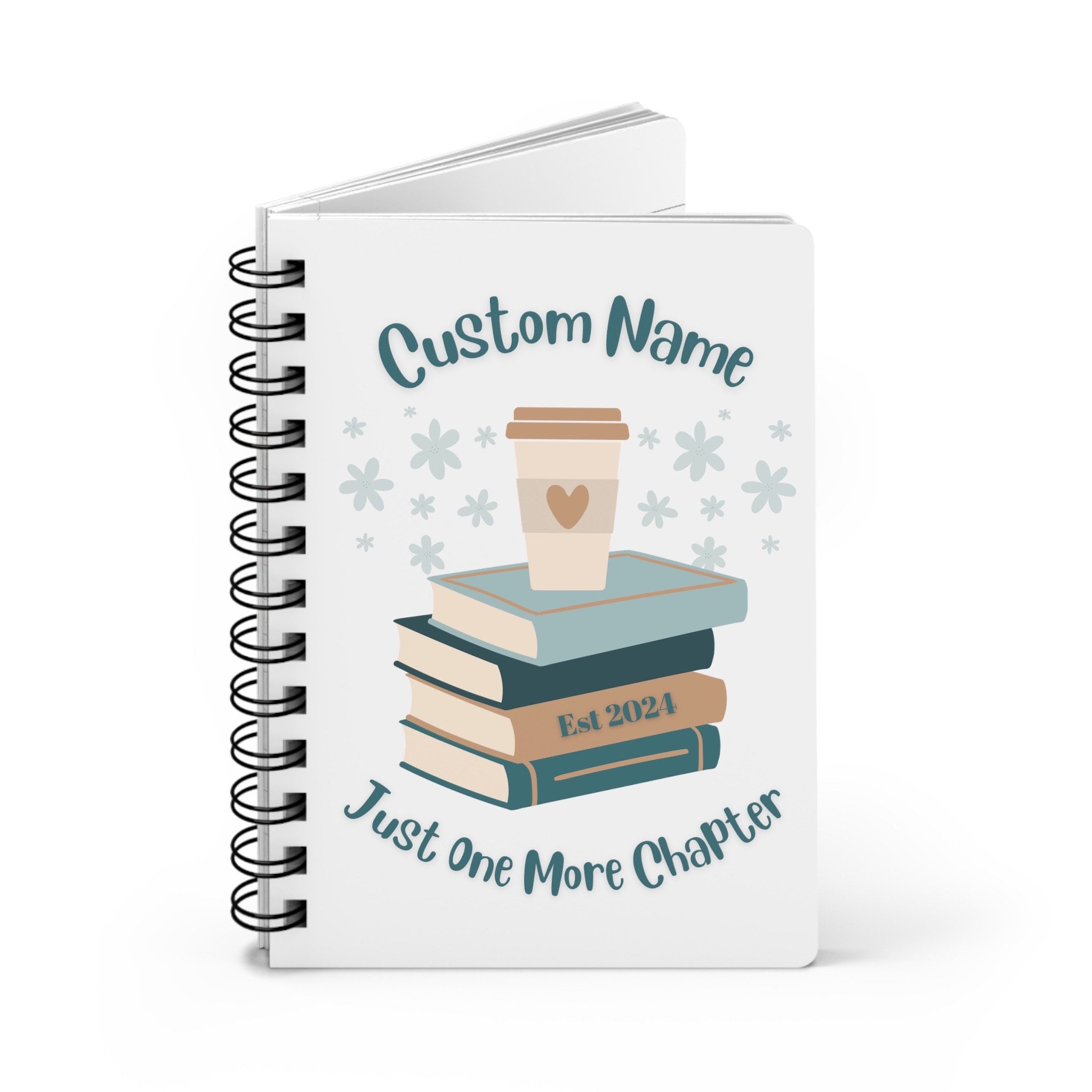 Custom Book Lover Notebook, Custom Book Club Gift, Personalized Book ...