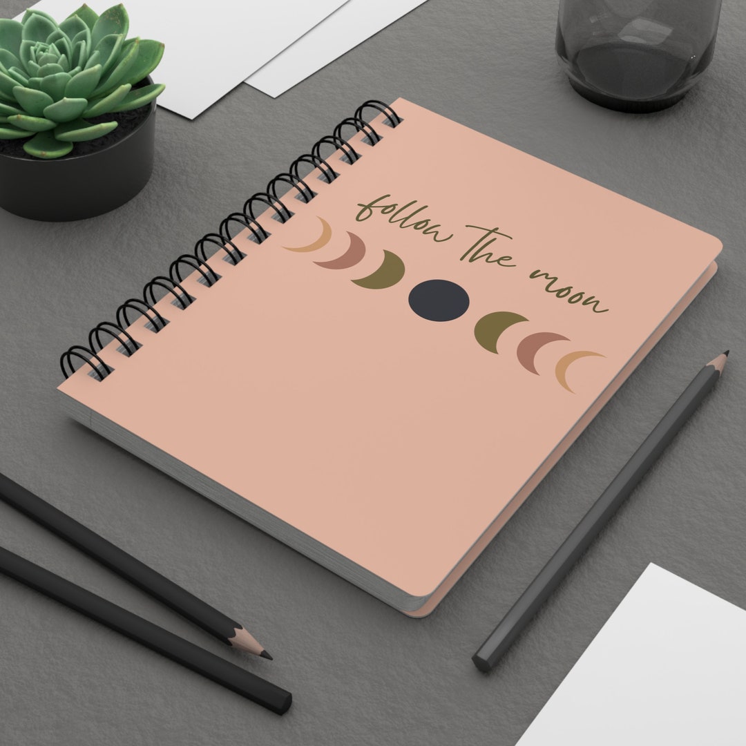 Lunar Phase Spiral Notebook: Moon Notebook for Astronomy Lovers - Etsy