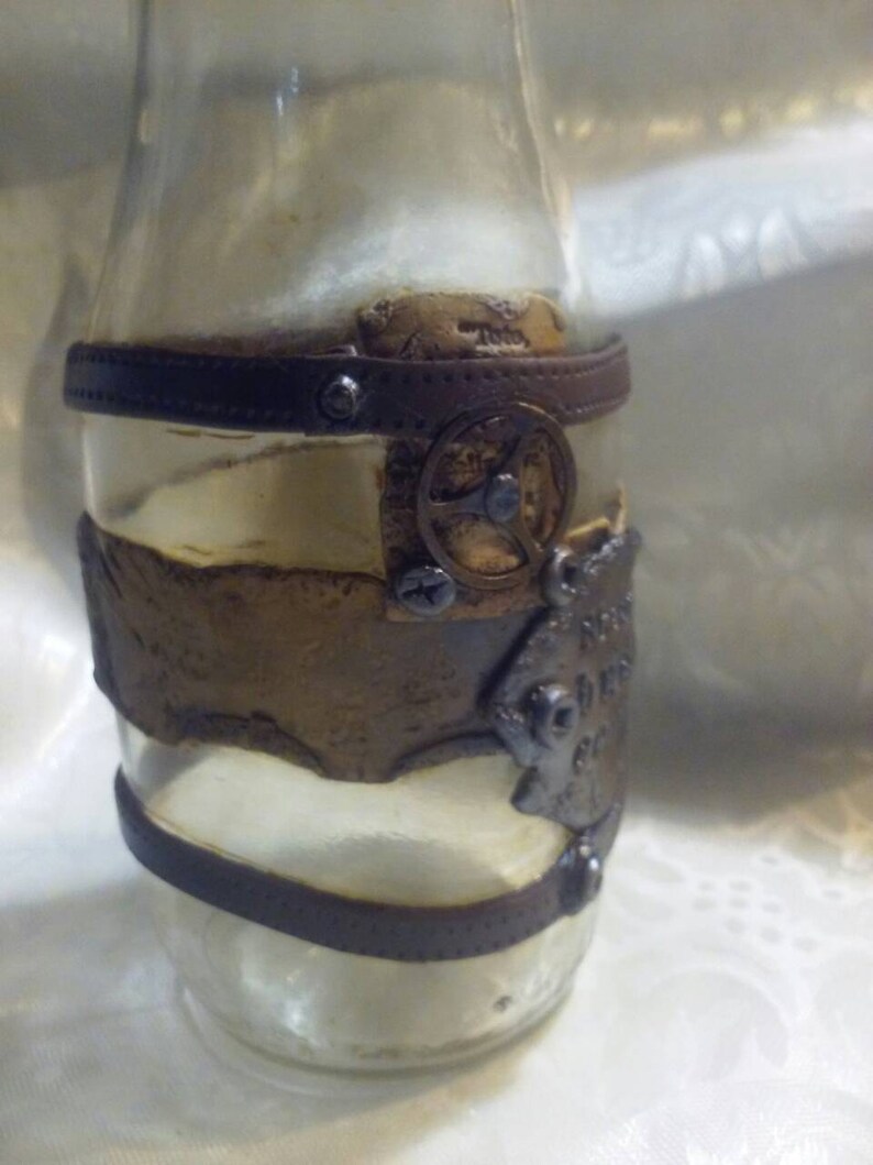 Steam bucks Coffee. Steampunk bottle | Etsy