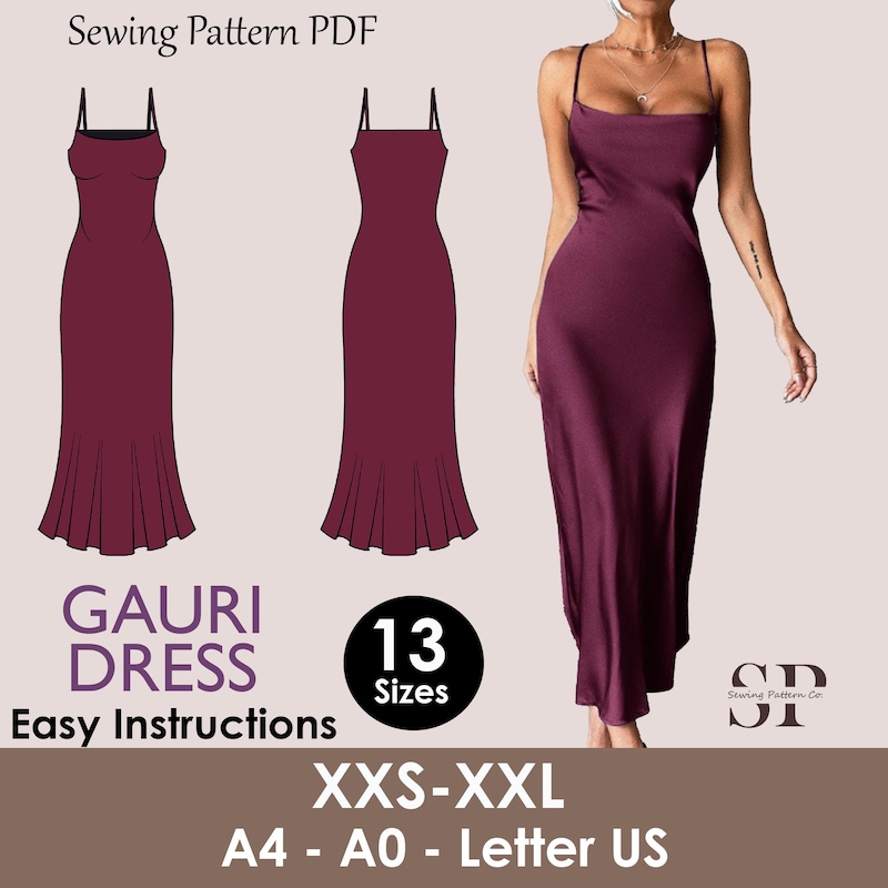 Silk Slip Dress - Etsy