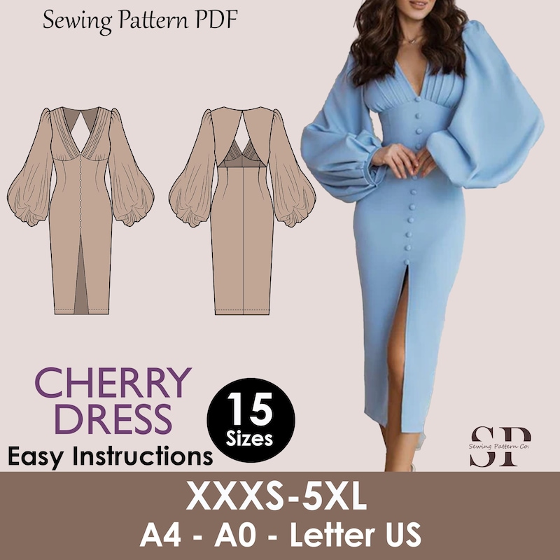 Fancy Dress Pattern - Etsy