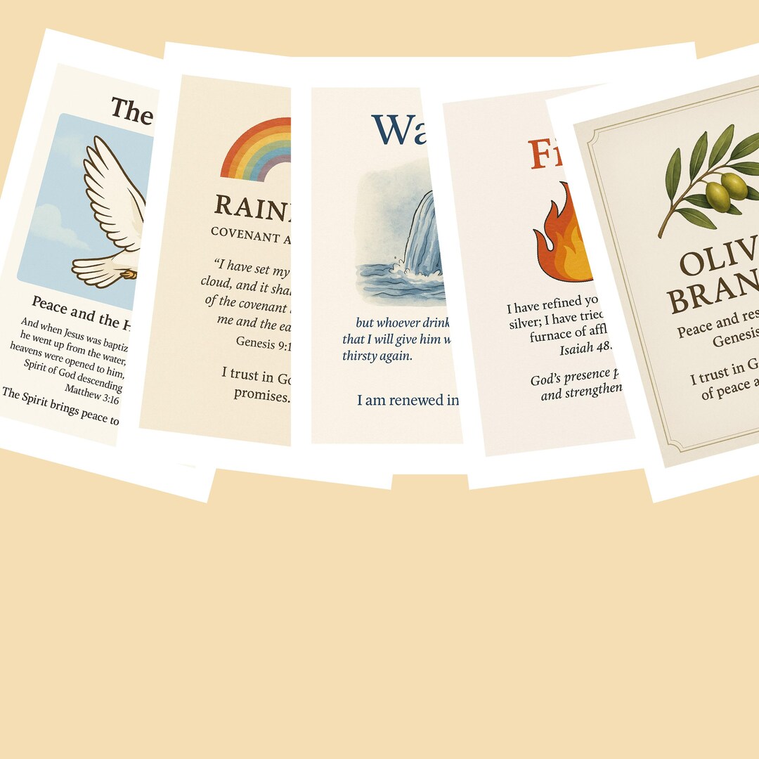 Symbols in Scripture: Devotional Cards & Companion Booklet Bundle ...