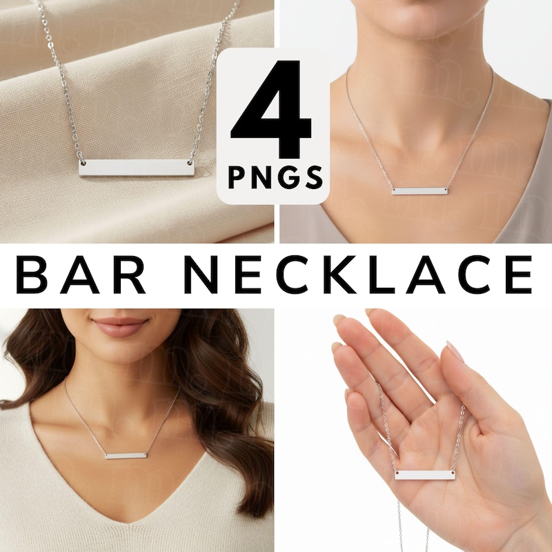 Necklace Bar Flower - Etsy