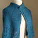 Hand Knit Wool Tweed Capelet Wrap - Etsy