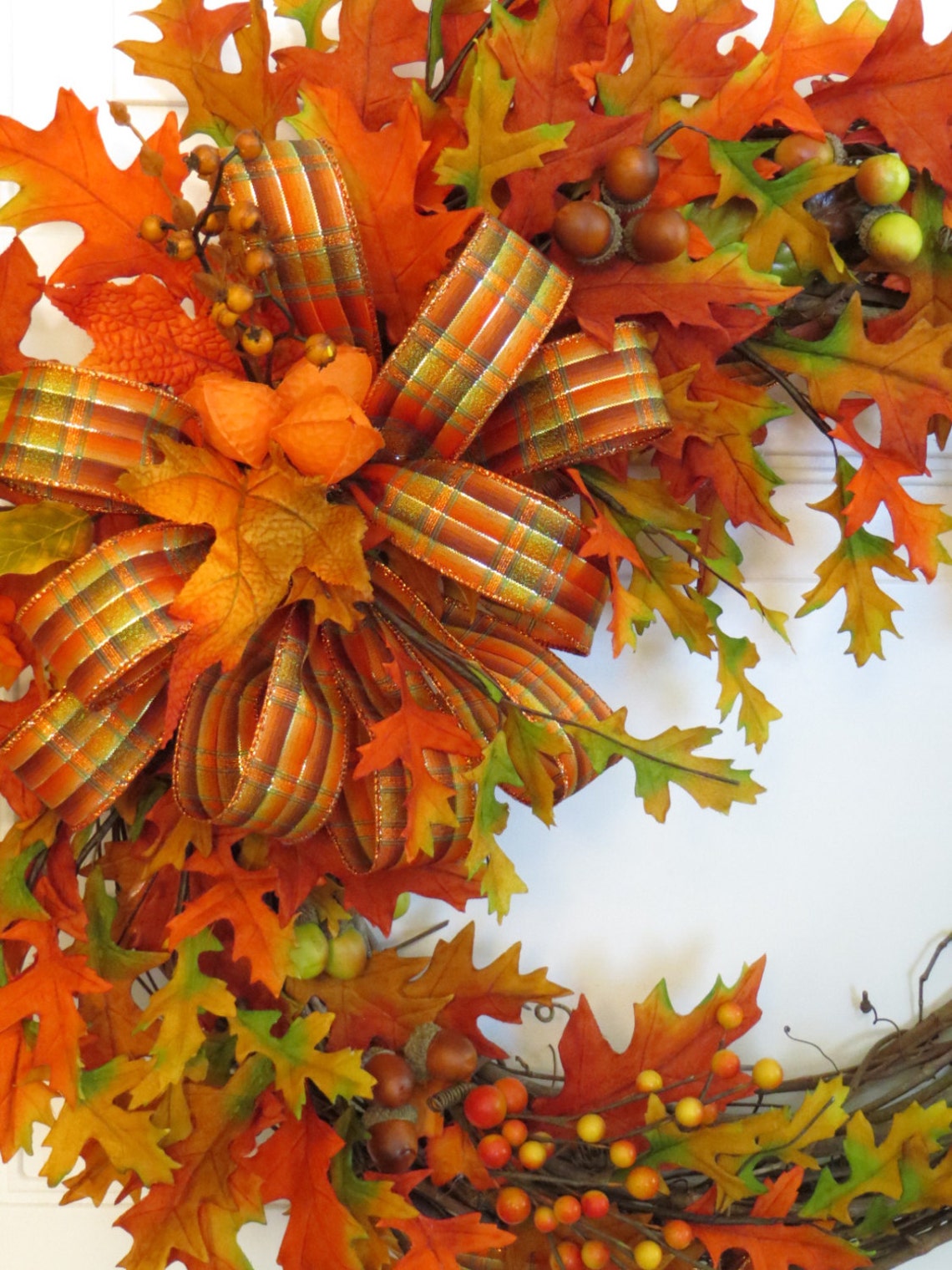 Fall Wreath Front Door Wreath Autumn Leaves Wreath Fall | Etsy Fall Wreath Front Door Wreath Autumn Leaves Wreath Fall | Etsy