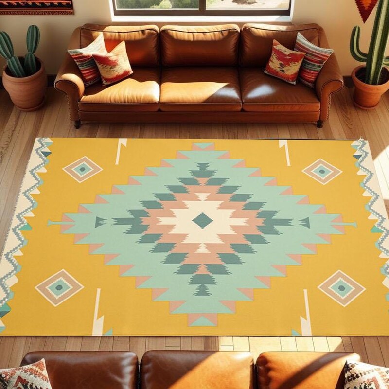 Native American Rug - Etsy