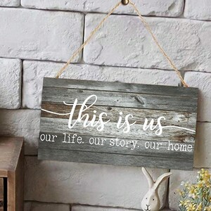 Modern Slogan Wood Wall Hanging: Inspirational Home Decor - Etsy