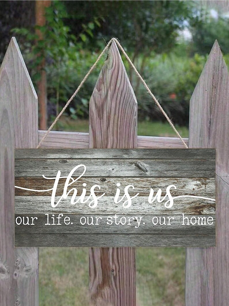 Modern Slogan Wood Wall Hanging: Inspirational Home Decor - Etsy
