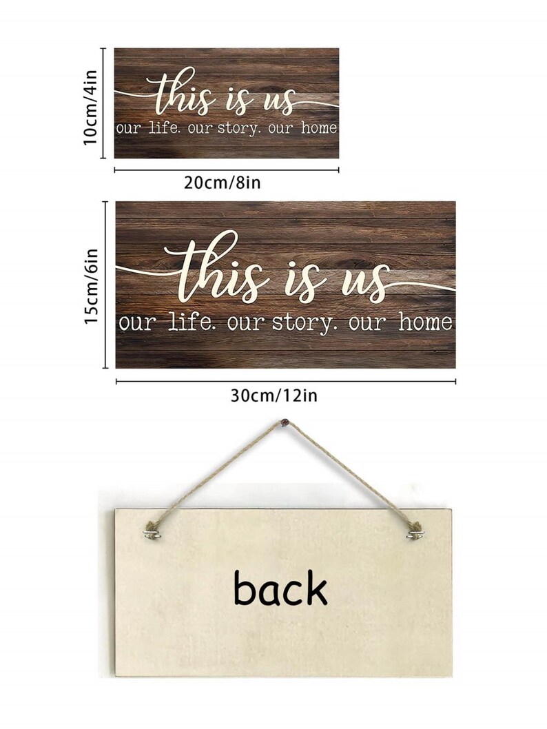 Modern Slogan Wood Wall Hanging: Inspirational Home Decor - Etsy