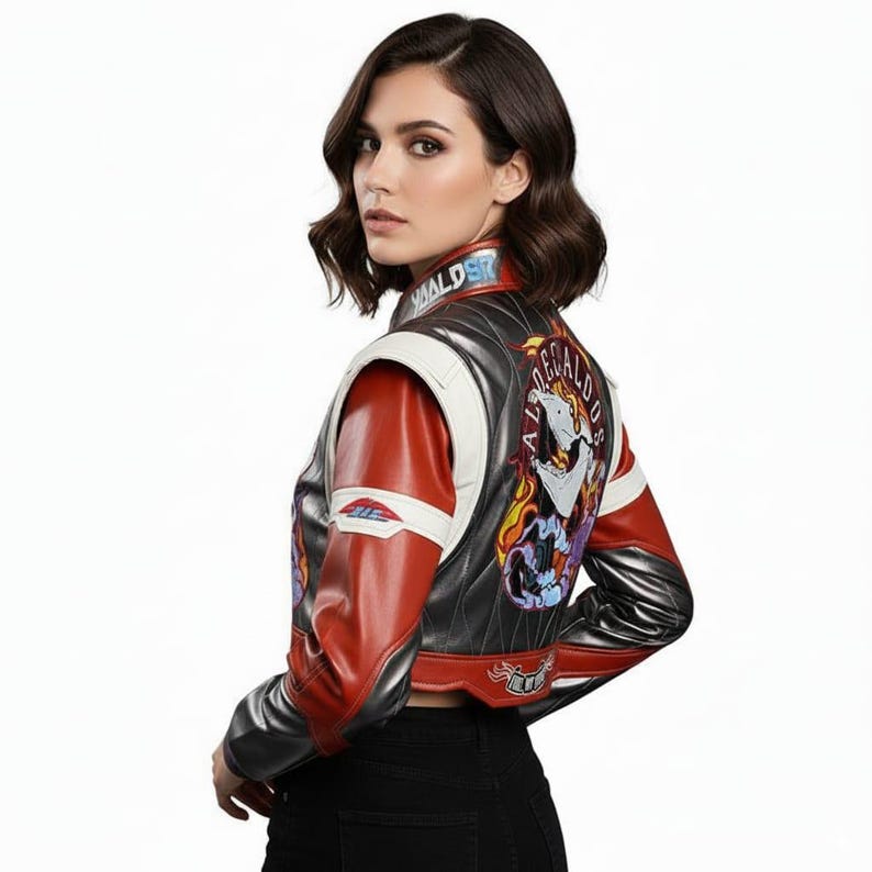 Panam Palmer Jacket: Cyberpunk 2077 Inspired Faux Leather Cosplay - Etsy