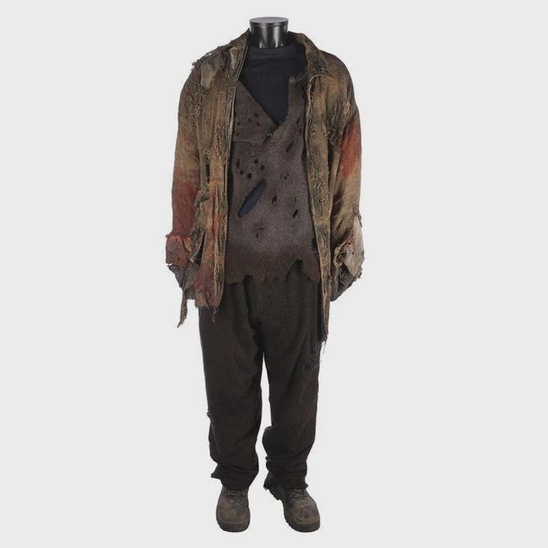 Freddy Vs Jason Costume: Handmade Burlap Coat, Fleece Jumper, Mask - Etsy