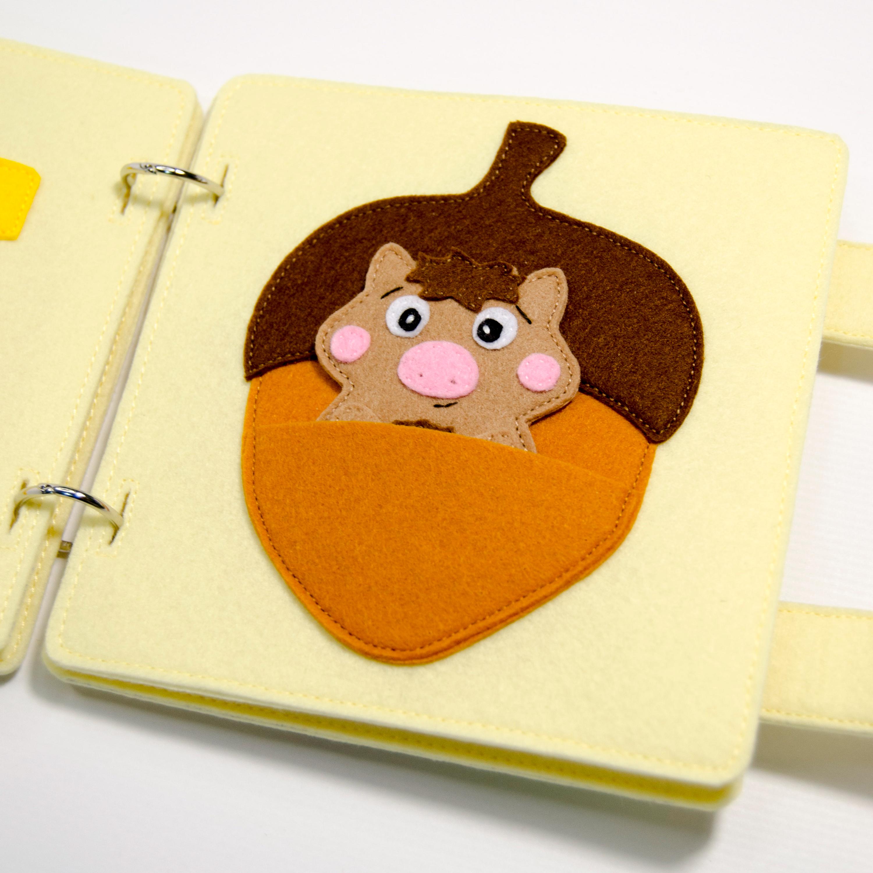 Felt Quiet Book Sewing Pattern PDF – 12x12 Cm (4.7x4.7") DIY Tutorial ...