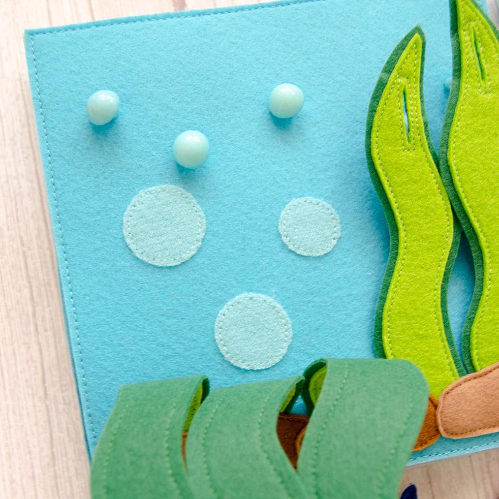 Quiet Book Page, Under the Sea, Seaweed Page, PDF+SVG Pattern and ...