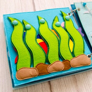 Quiet Book Page, Under the Sea, Seaweed Page, PDF+SVG Pattern and ...