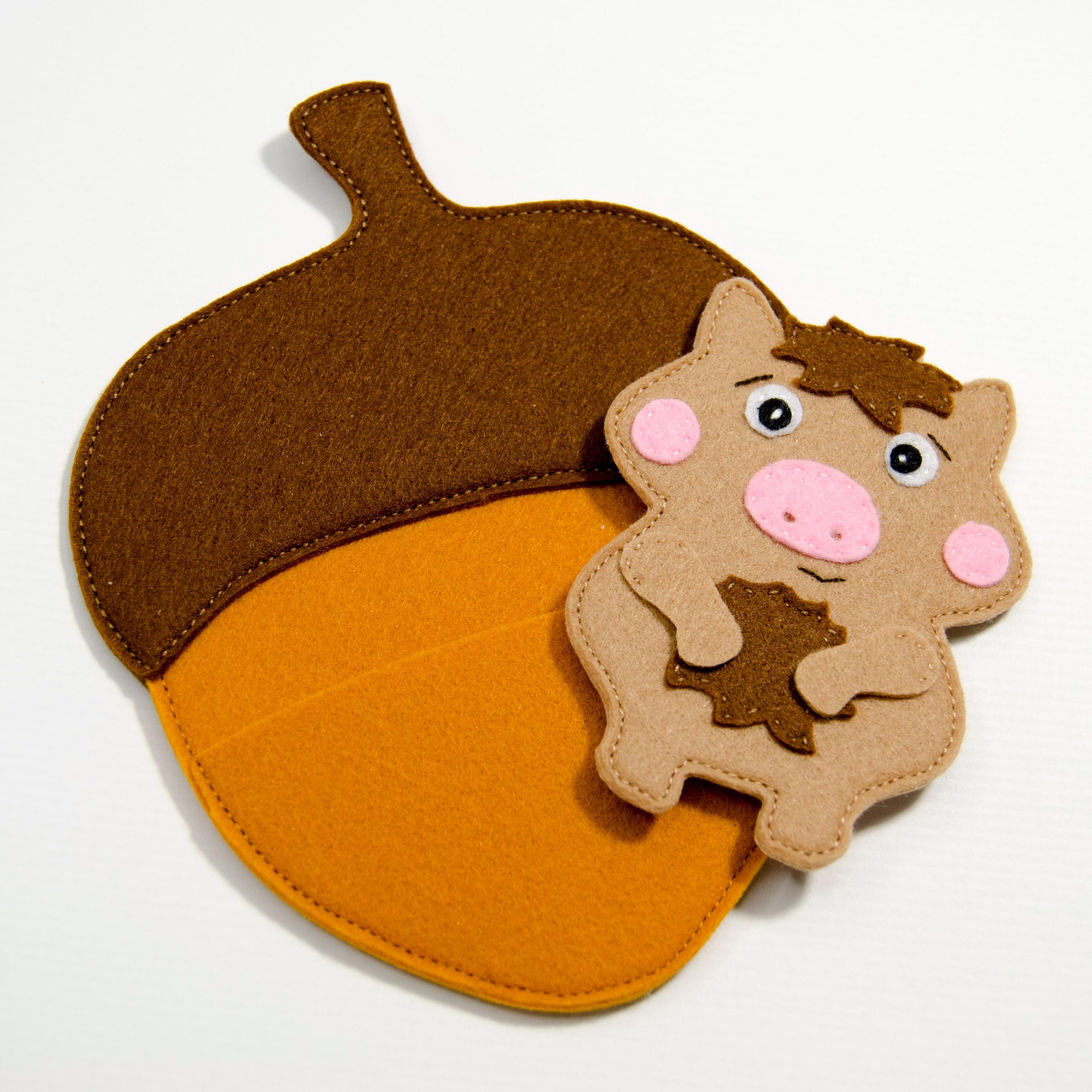 Boar in Acorn House, Sewing Pattern and Tutorial (PDF + SVG) - Etsy