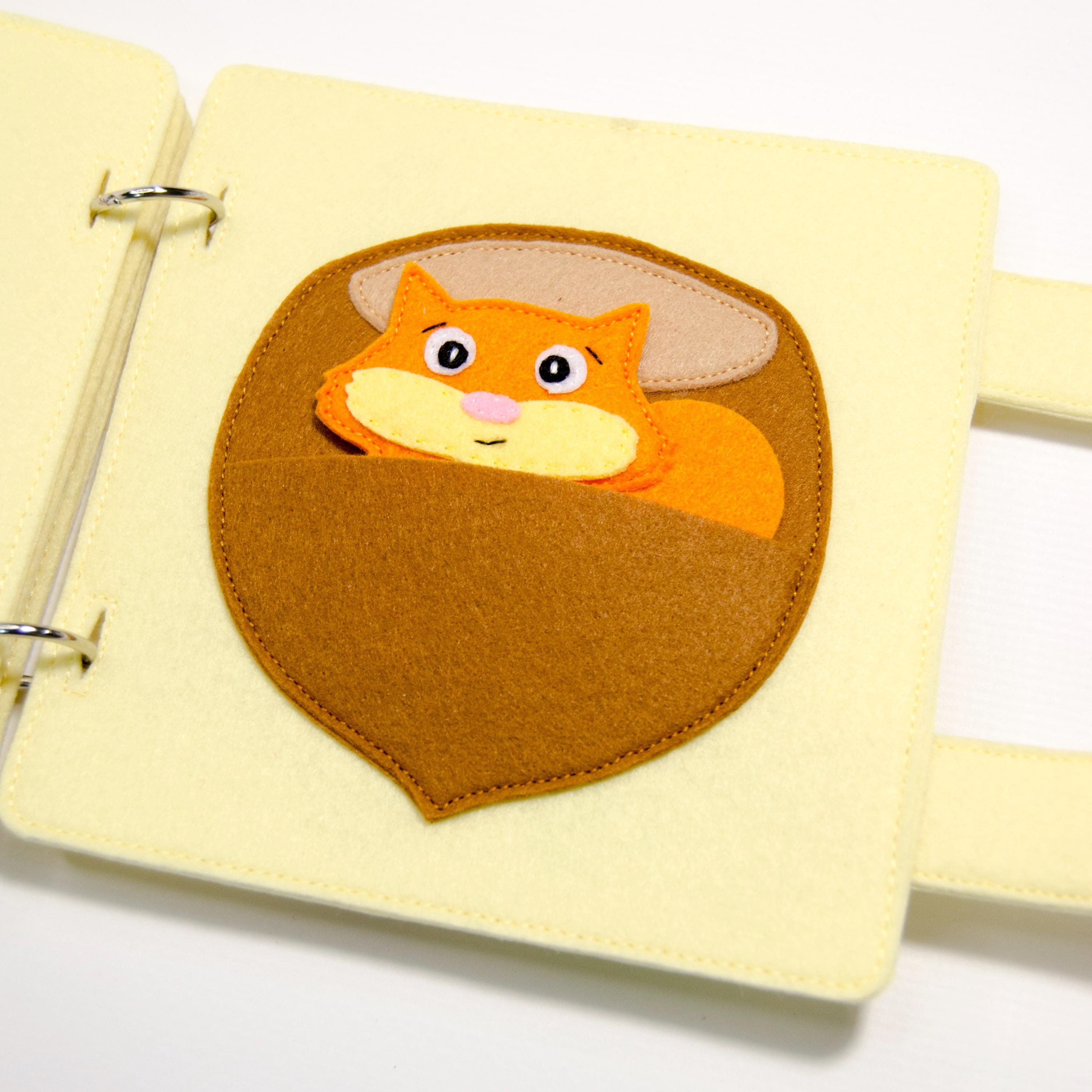 Felt Quiet Book Sewing Pattern PDF – 12x12 Cm (4.7x4.7") DIY Tutorial ...