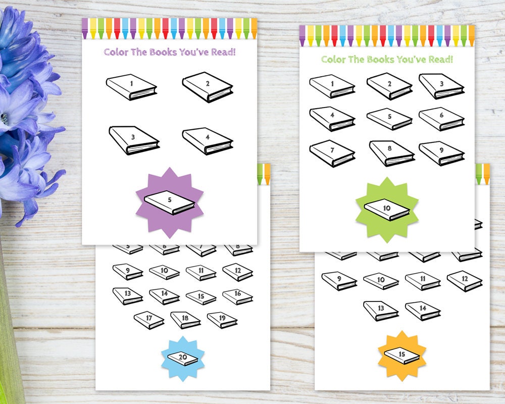 Summer Reading Log With Incentive Page for Kids, Printable - Etsy