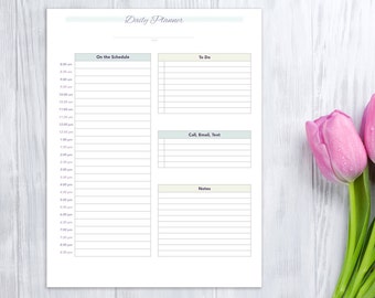 Mini Day Planner Printable Fillable Daily Planner Weekly - Etsy