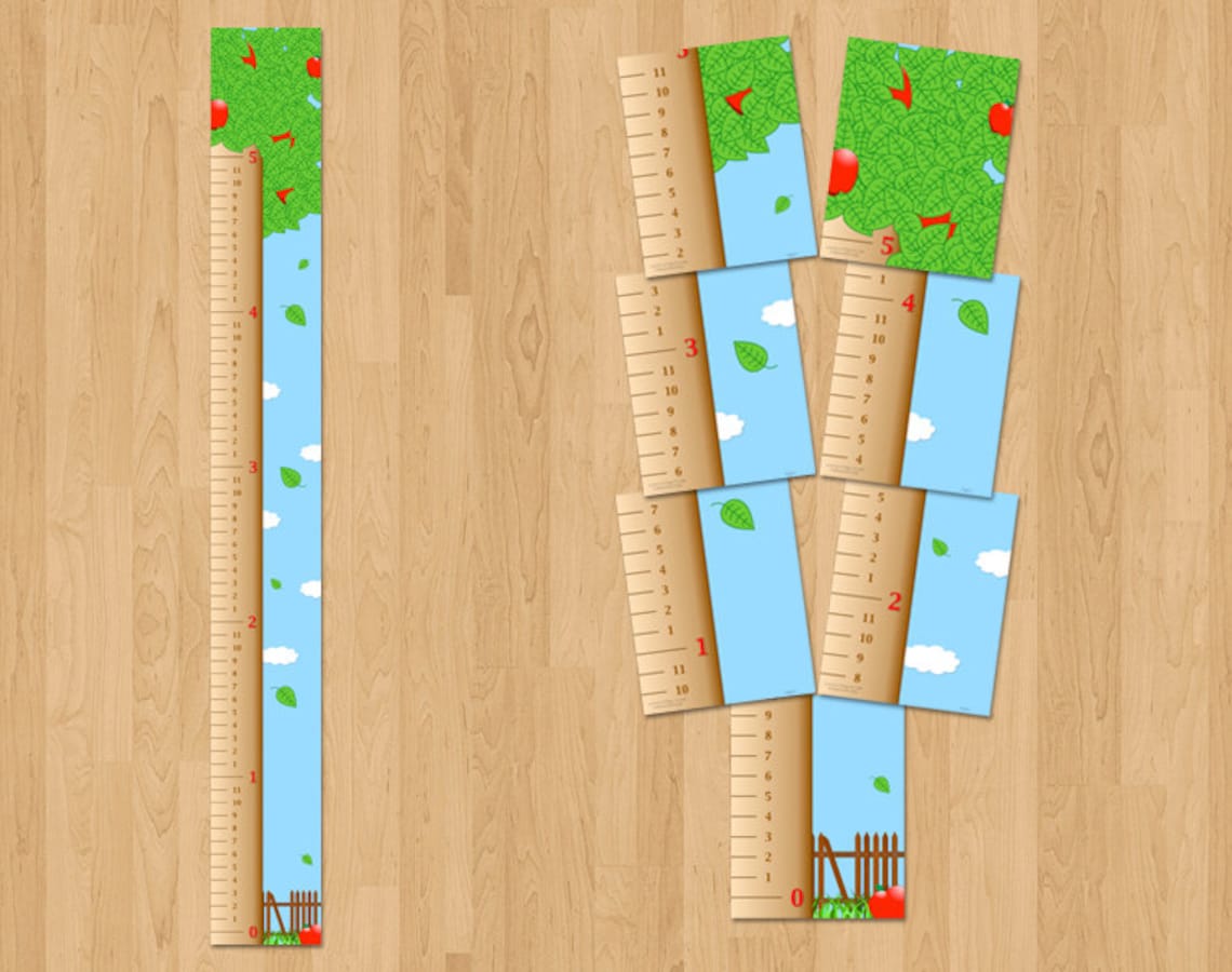 Apple Tree Growth Chart for Children, Printable - Etsy