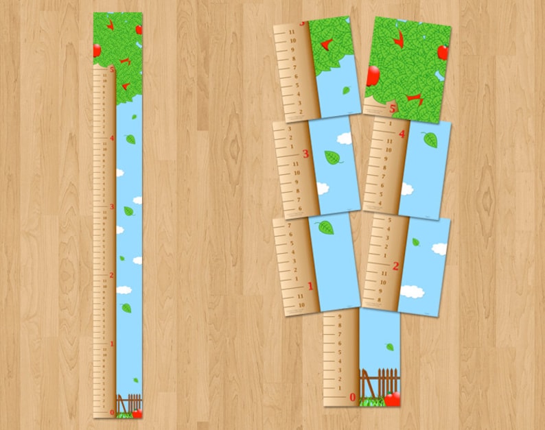 Apple Tree Growth Chart for Children, Printable - Etsy