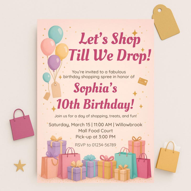 Credit Card Invitation - Etsy