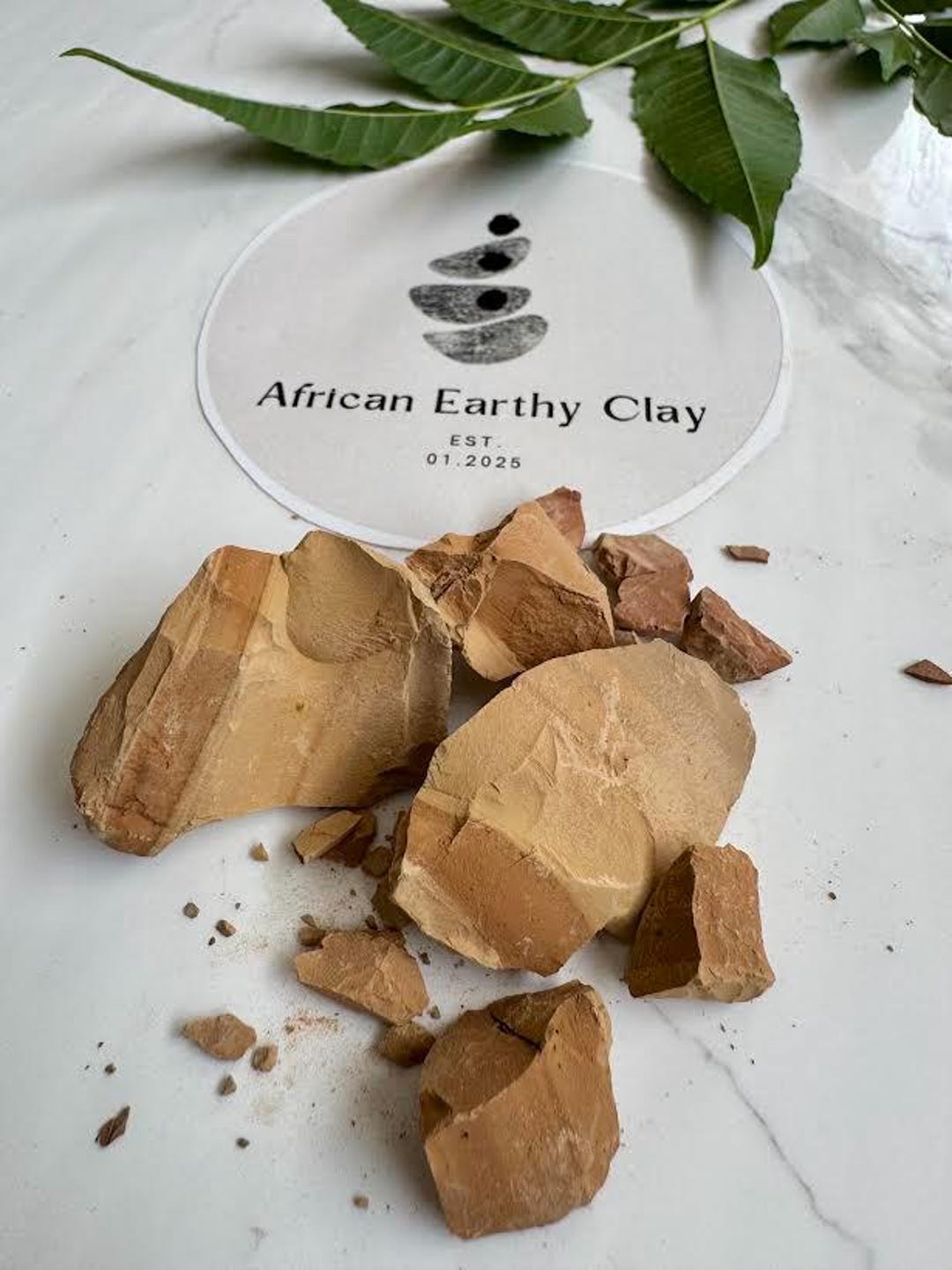 Argile comestible d'Afrique du Sud, Argile dure brune croquante ...