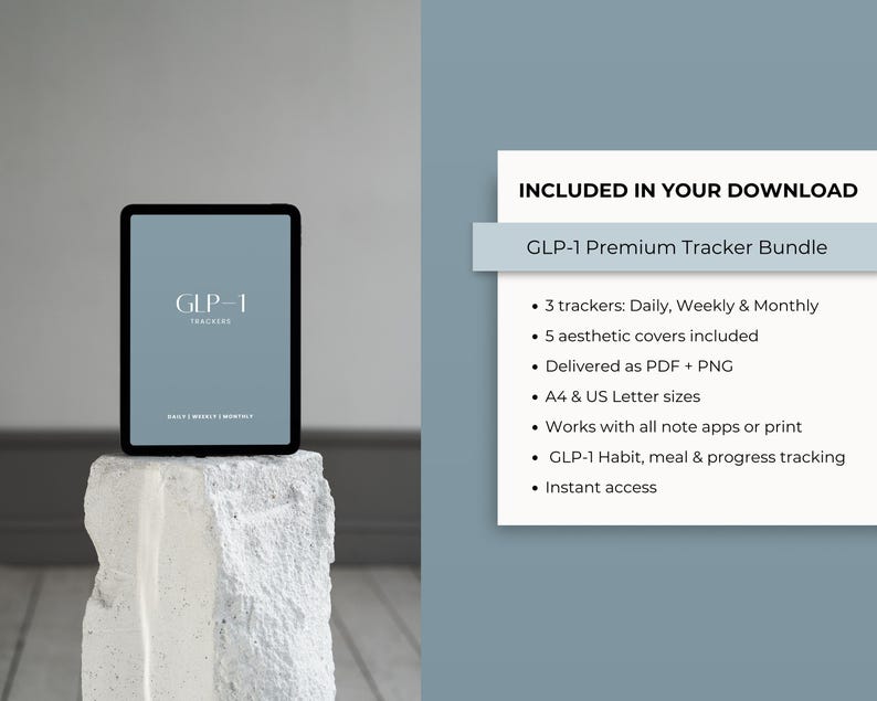 GLP1 Progress Tracker | Semaglutide Weight Loss Log | Medical Peptide ...