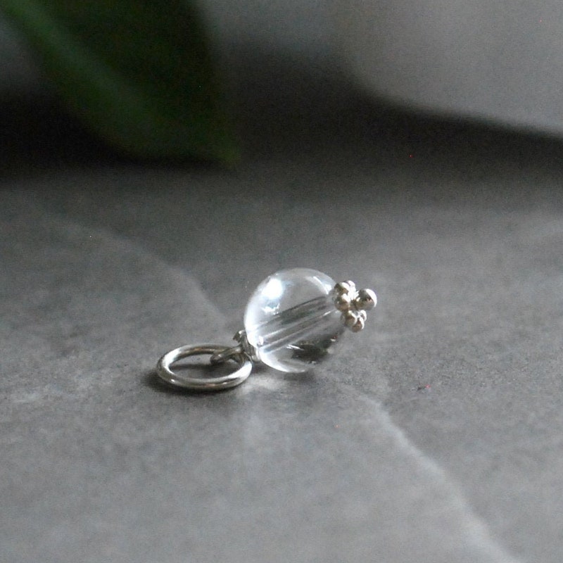 Crystal Ball Charm - Etsy