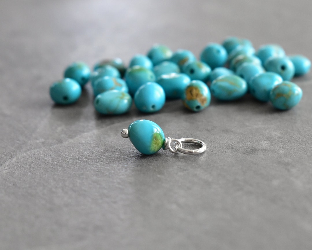 American Mined - GREENISH BLUE - Natural Bright Sky Blue Kingman ...