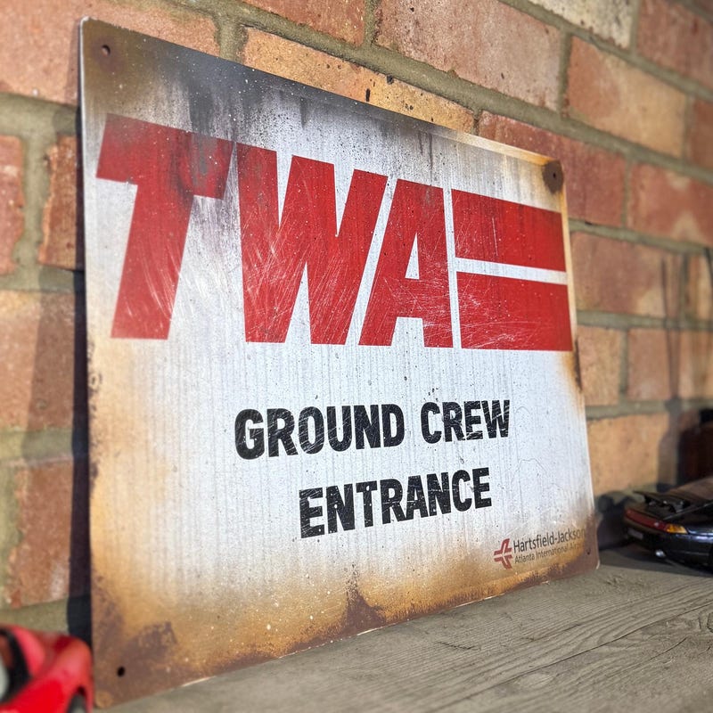 Twa Airlines Signs - Etsy