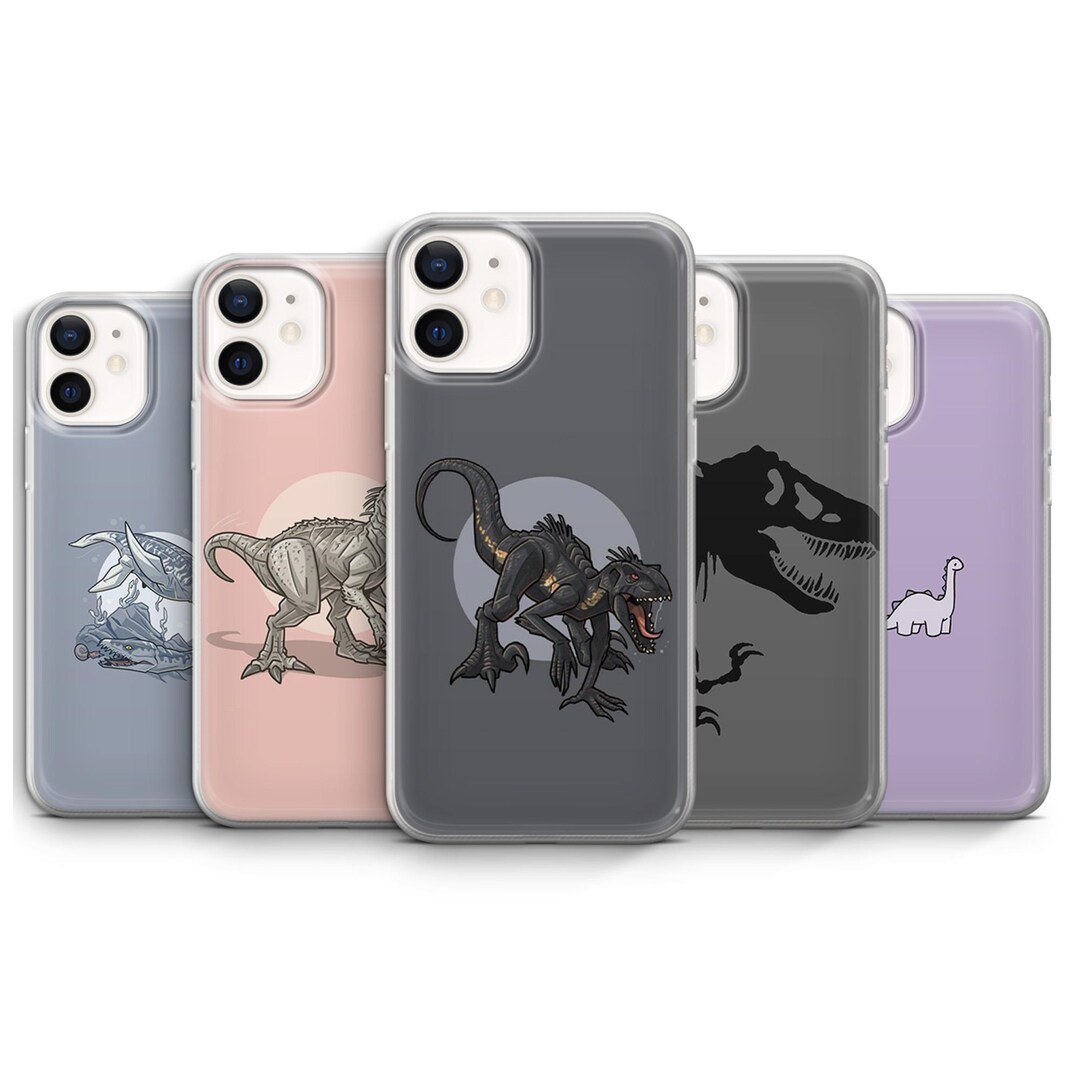 Cute Dino Phone Case Dinosaur T-rex Cover for iPhone 17 16 15 14 13 12 ...