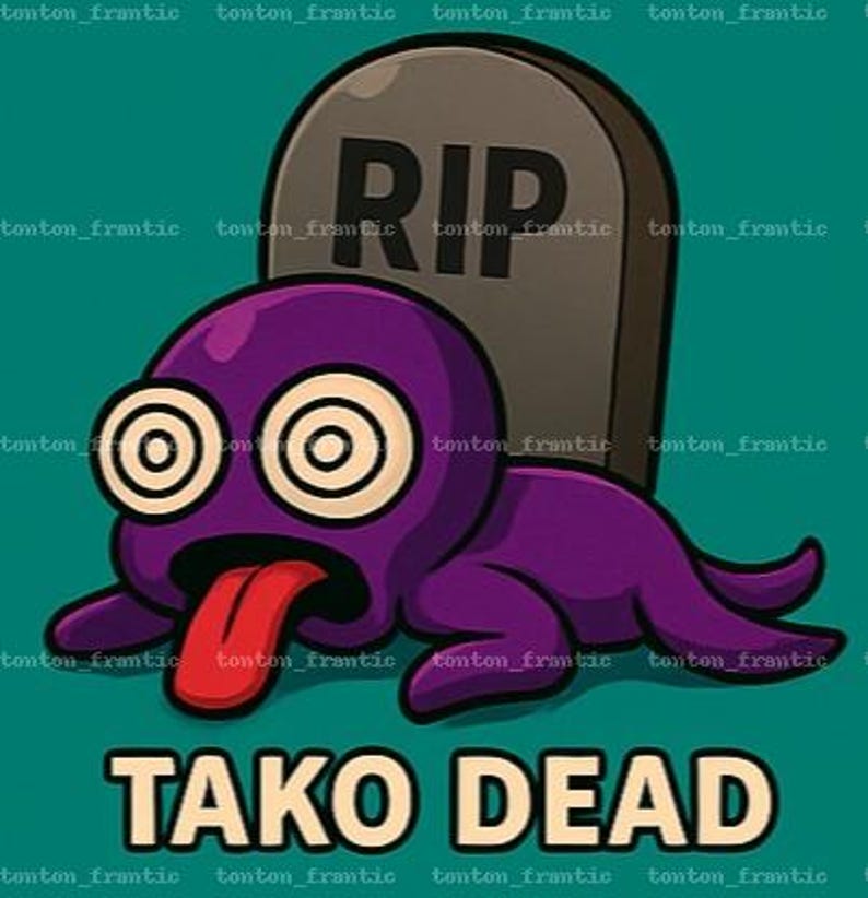 Tako Octopus Emotes Pack – Twitch & Discord – 9 Cute Purple Emotes in 4 ...