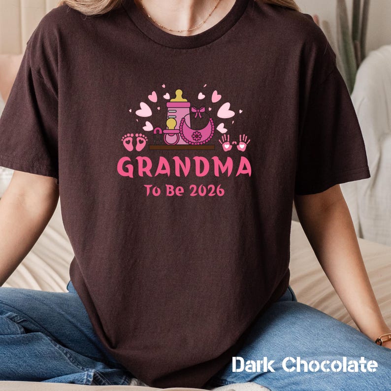 Grandma to Be 2026 Shirt, Pregnancy Announcement, New Nana Gift, First ...