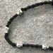 Skull Braid in Hair Wrap Hair Jewelry Charm Black Leather Ties - Etsy