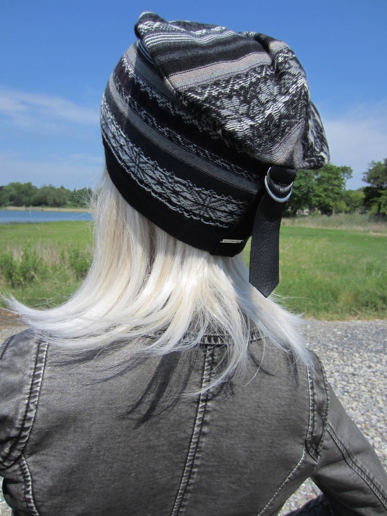 Cool Hats Slouchy Beanie Fair Isle Knit BOHO Clothing - Etsy