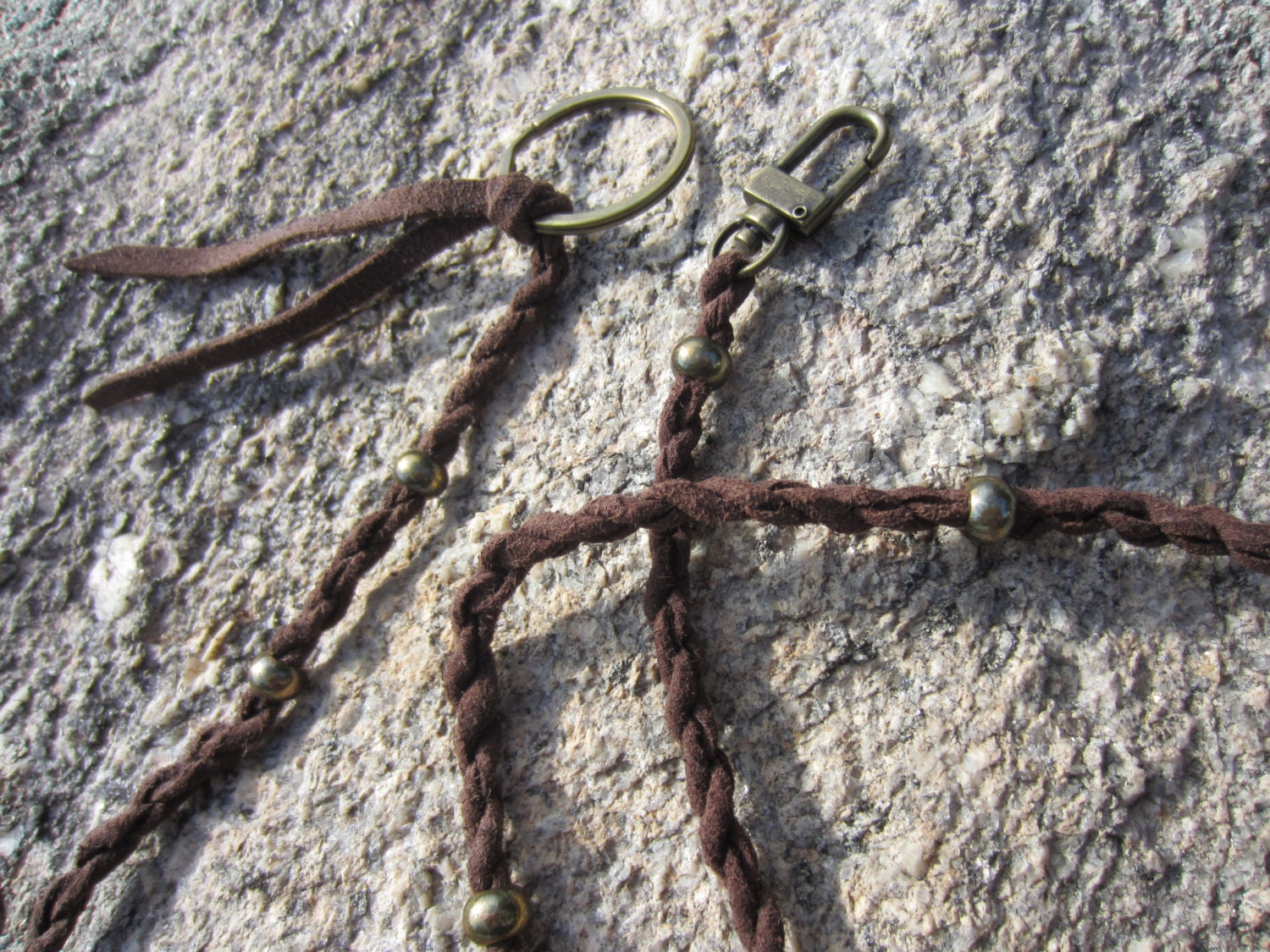 Long Lanyard Key Chain Men's Leather Key Holder Fob Hook | Etsy