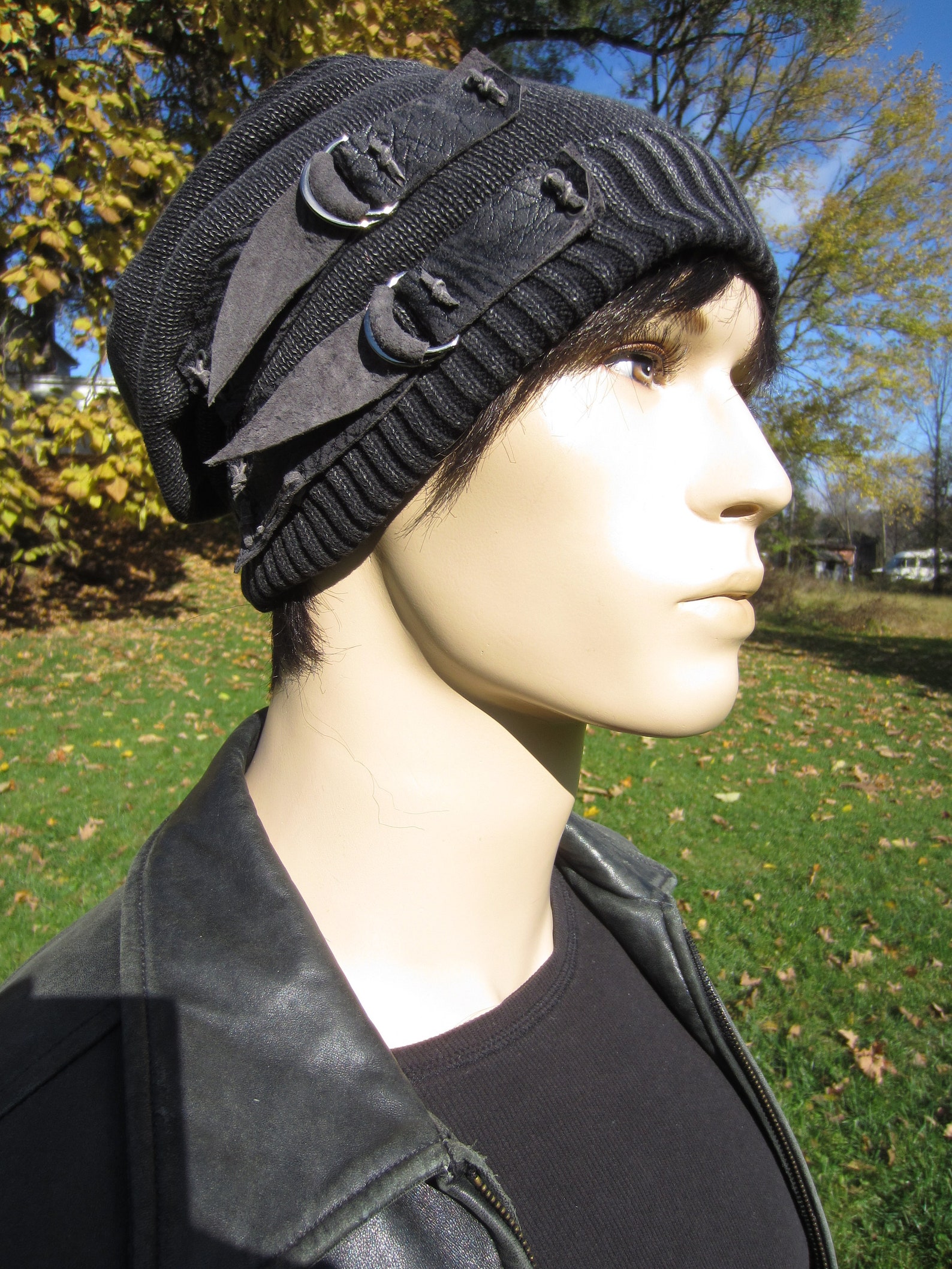 Men's Post Apocalyptic Reworked Clothing Slouchy Beanie - Etsy